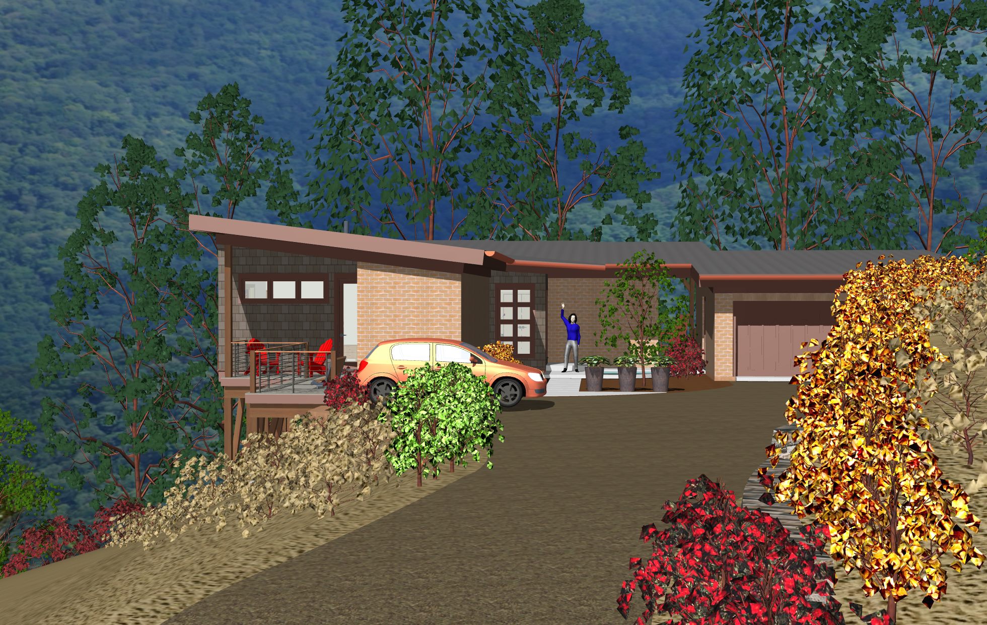 Home designs for difficult sloped sites | HOMEarchitecture.pro